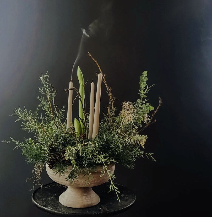 Amaryllis Centerpiece | Wild Blossom Hollow | Floriculture Design ...