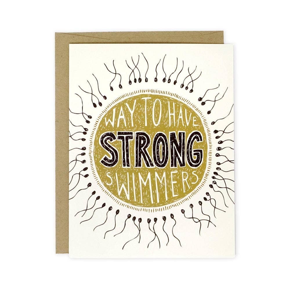 Wit & Whistle - Strong Swimmers Father's Day Card | Wild Blossom Hollow ...